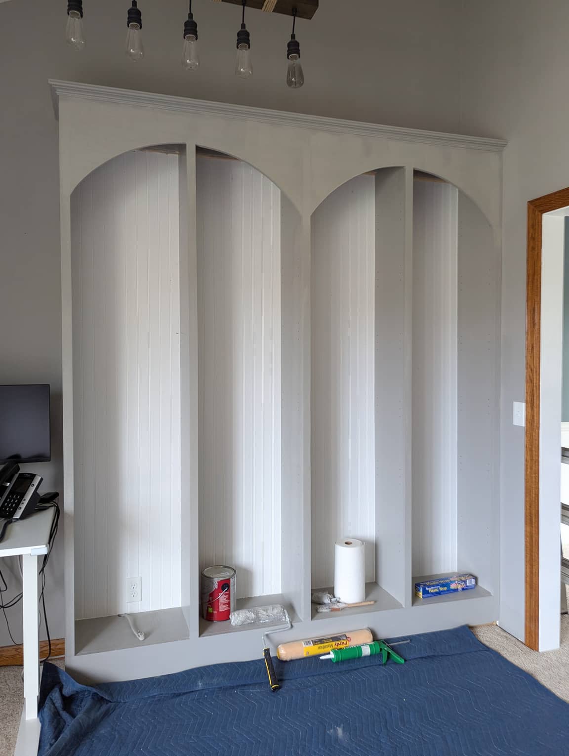 Our Dream DIY Built-in Bookshelves on a Budget - The Gage Made Home