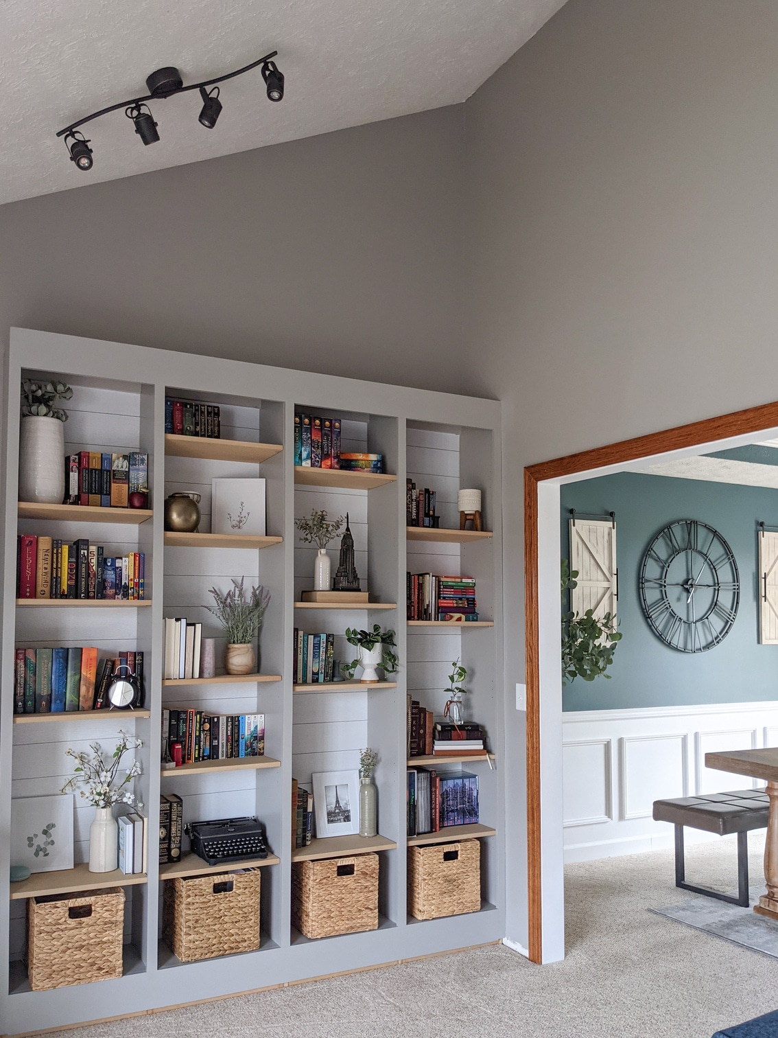 Our Dream DIY Built-in Bookshelves on a Budget - The Gage Made Home