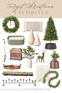 2021 Target Christmas Home Decor Guide - The Gage Made Home